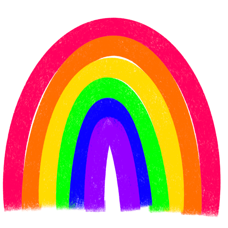 Animated Rainbow Clipart No Background