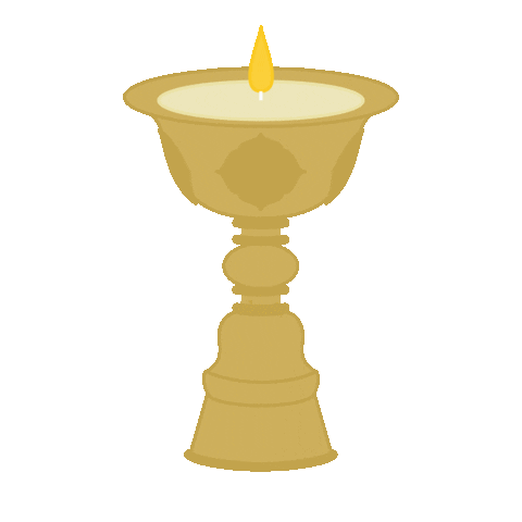 Candle Flame Sticker by Lerab Ling for iOS & Android | GIPHY