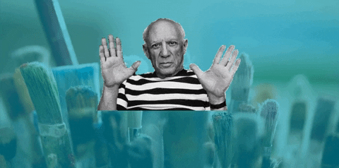 Picasso Dibujoypintura GIF by Pentimento Arte - Find & Share on GIPHY