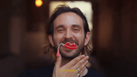 Happy Mask GIF by Teleraptor - Find & Share on GIPHY