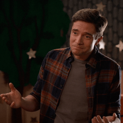 Topher Grace What GIF by ABC Network - Find & Share on GIPHY