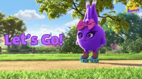 Lets Go GIF by Sunny Bunnies - Find & Share on GIPHY