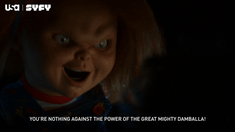 Chucky GIF by SYFY - Find & Share on GIPHY