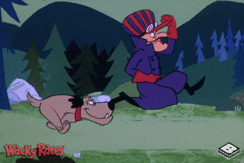 Run Away Wacky Races GIF - Find & Share on GIPHY