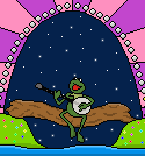 Kermit The Frog Minecraft Pixel Art
