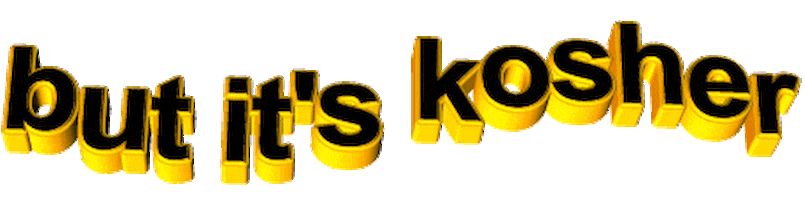 Jewish It'S Kosher Sticker by AnimatedText for iOS & Android | GIPHY