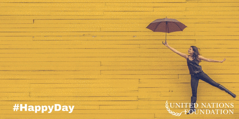 International Day Of Happiness GIF by United Nations Foundation - Find ...