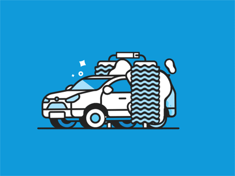 Animated Clean Car