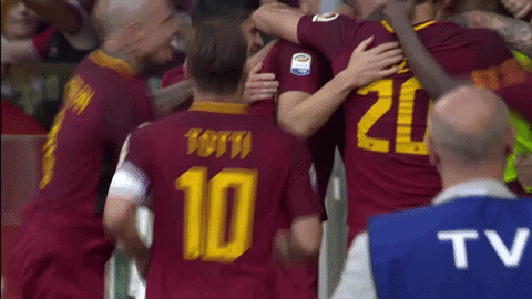 Curva Sud Celebration GIF by AS Roma - Find & Share on GIPHY