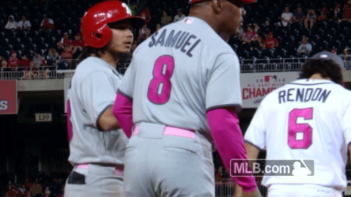 Baseball Kiss GIF by MLB - Find & Share on GIPHY