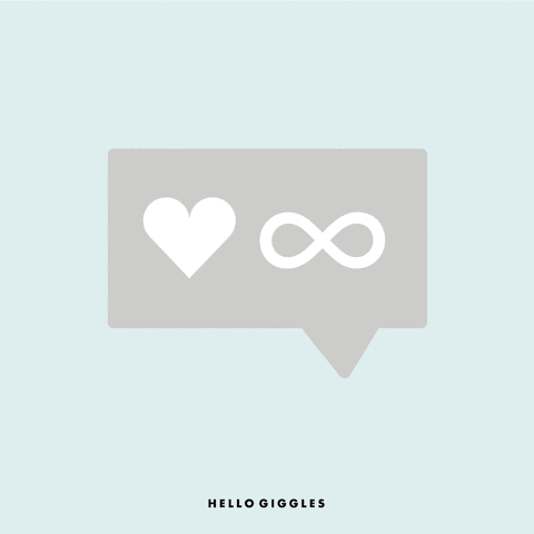 Infinity Likes Love GIF by HelloGiggles - Find & Share on GIPHY
