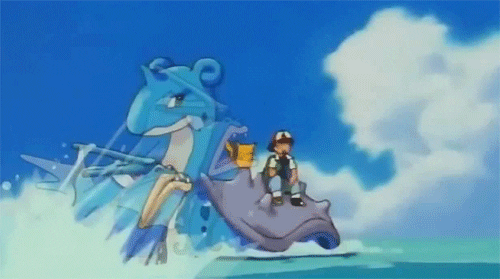Lapras Wallpaper Wave Riding