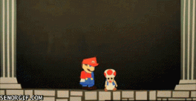 Mario Toad GIF - Find & Share on GIPHY