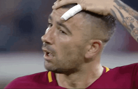 Confused Funny Face GIF by AS Roma - Find & Share on GIPHY