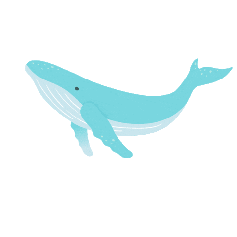 Blue Whale Sticker by Kyo-ya Hotels & Resorts for iOS & Android | GIPHY