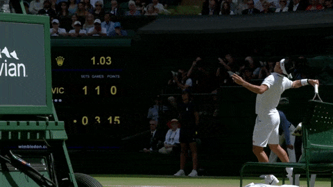 Serve Slow Motion GIF by Wimbledon - Find & Share on GIPHY