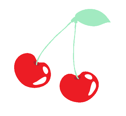Cherry Cherries Sticker by Hayley Elsaesser for iOS & Android | GIPHY