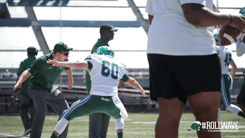 Football Tulane GIF by GreenWave - Find & Share on GIPHY