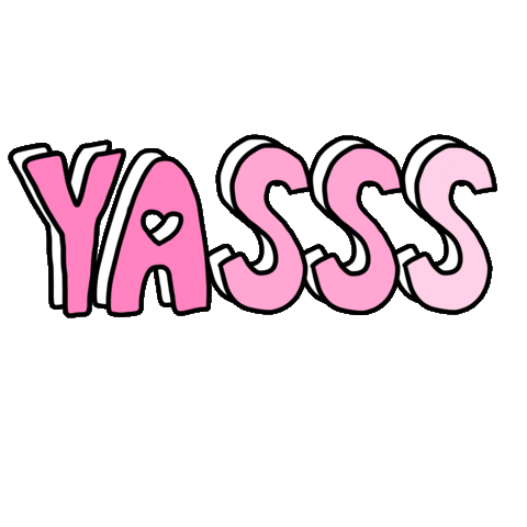 Pink Yes Sticker by Ivo Adventures for iOS & Android | GIPHY