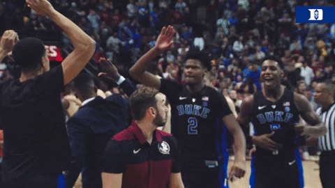 College Basketball Hype GIF by Duke Men's Basketball - Find & Share on ...
