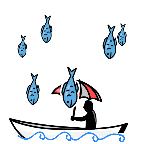 Fish Ask Sticker by Media Echoes for iOS & Android | GIPHY