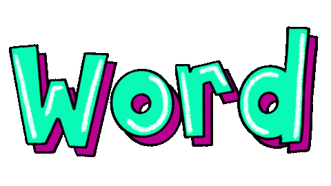 Word Up Ok Sticker by Lawrence Becker for iOS & Android | GIPHY