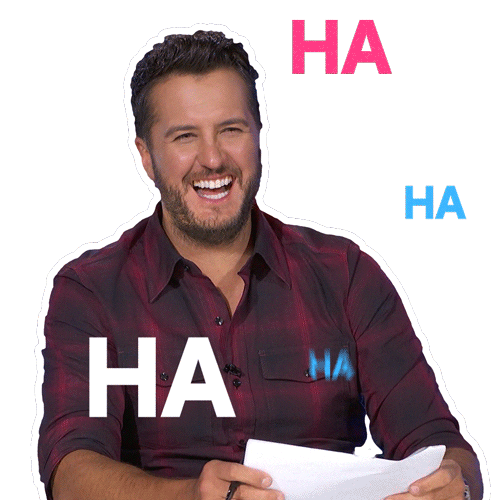 Katy Perry Laughing Sticker by ABC Network for iOS & Android | GIPHY