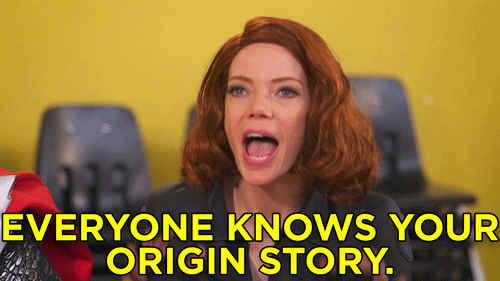 Everyone Knows Your Origin Story GIF by Team Coco - Find & Share on GIPHY