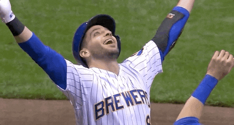 Braun Celebrate GIF by MLB - Find & Share on GIPHY