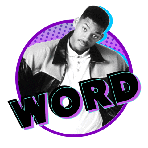 Will Smith Word Sticker by HBO Max for iOS & Android | GIPHY