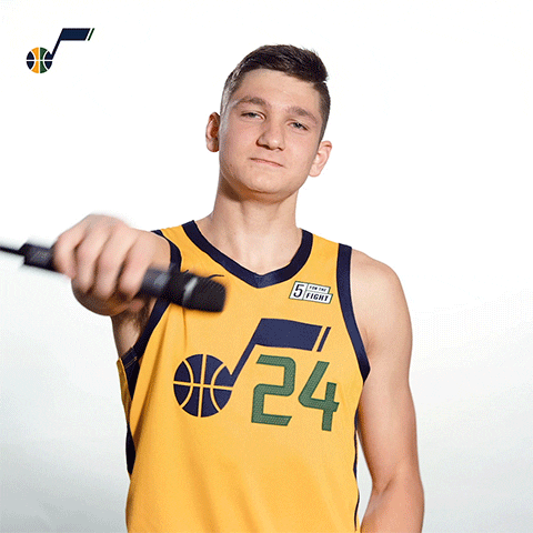 Duke Basketball Mic Drop GIF by Utah Jazz - Find & Share on GIPHY