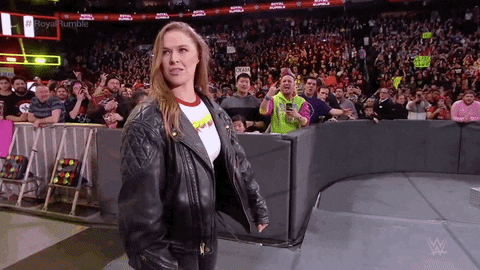 Happy Ronda Rousey GIF by WWE - Find & Share on GIPHY