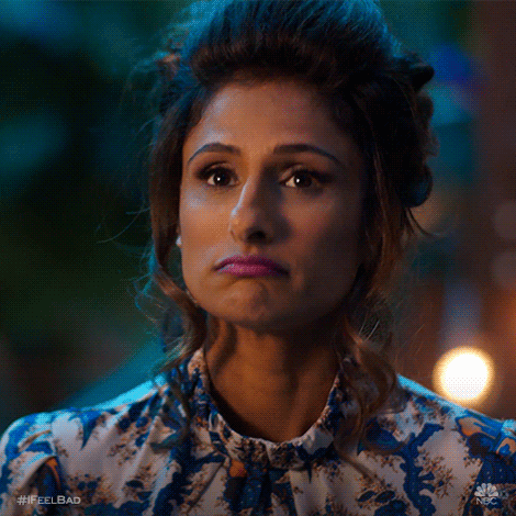 I Feel Bad Sarayu Rao GIF by NBC - Find & Share on GIPHY