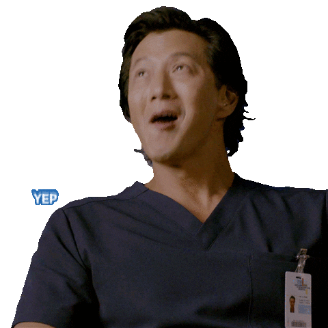 The Good Doctor Yes Sticker by ABC Network for iOS & Android | GIPHY