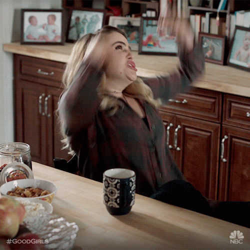 Excited Good Girls By Nbc Find And Share On Giphy