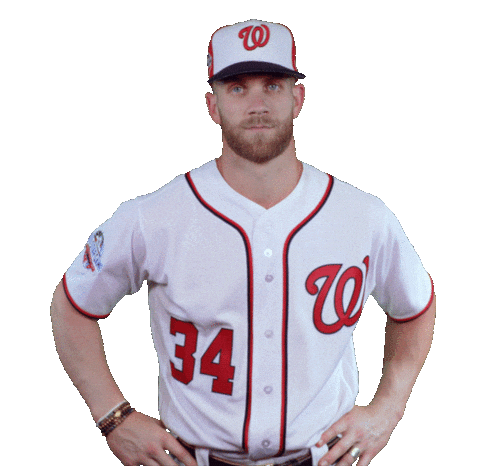 Washington Nationals Bryce Harper Sticker Sticker by MLB for iOS ...