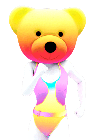 Dance Bear Sticker by kyttenjanae for iOS & Android | GIPHY