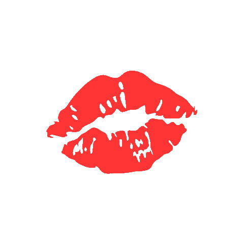Lipstick Kiss Sticker by Blusher for iOS & Android | GIPHY