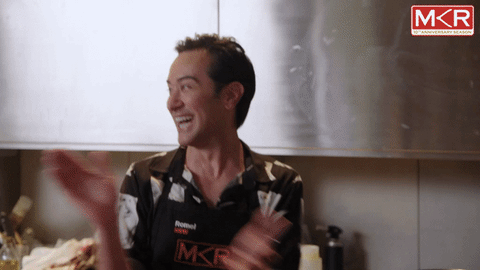 Happy Team GIF by My Kitchen Rules - Find & Share on GIPHY
