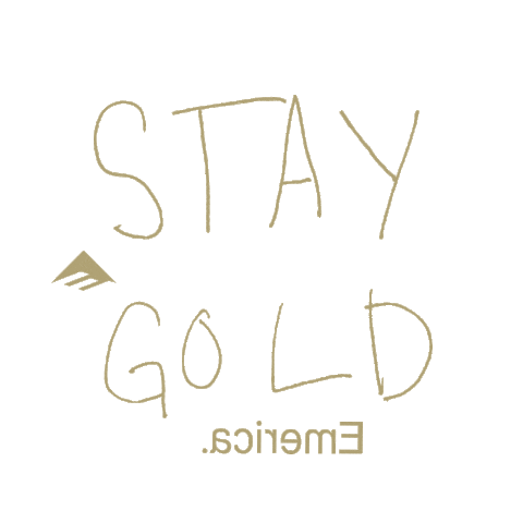 Stay Gold Shoes Sticker by Emerica. for iOS & Android | GIPHY