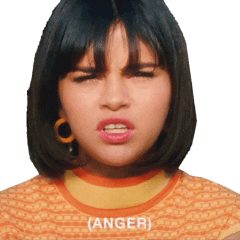 Mad Sticker Sticker by Selena Gomez for iOS & Android | GIPHY