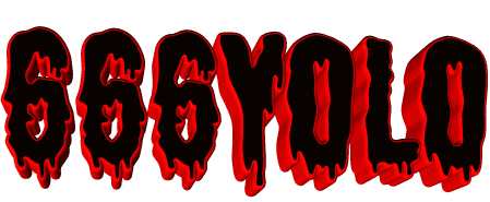 Blood 666 Yolo Sticker by AnimatedText for iOS & Android | GIPHY