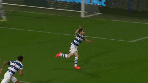 Celebrate Head Over Heels GIF by QPR FC - Find & Share on GIPHY