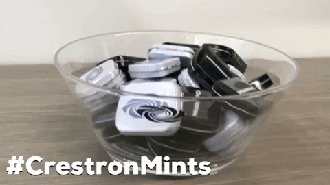 Tradeshow Mints GIF by Crestron - Find & Share on GIPHY