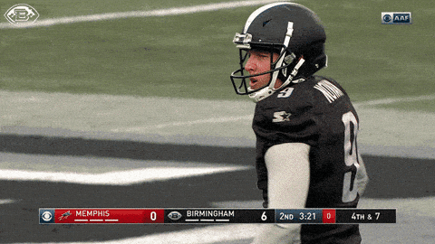 Judging Alliance Of American Football GIF by Birmingham Iron - Find ...