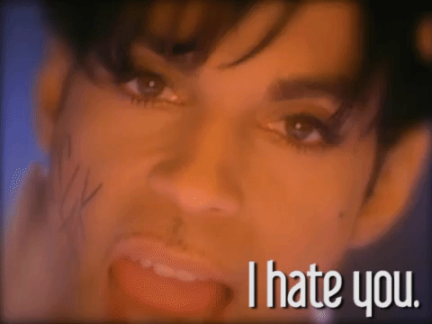 Prince Eye Hate U GIF - Find & Share on GIPHY