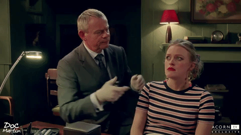 Doc Martin Doctor GIF by Acorn TV - Find & Share on GIPHY