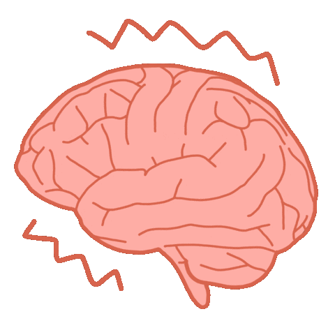 Pink Think Sticker for iOS & Android | GIPHY