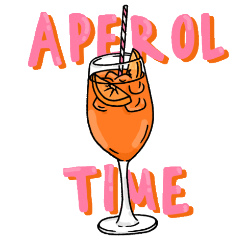 Drink Aperol Sticker by AperolSpritzBR for iOS & Android | GIPHY