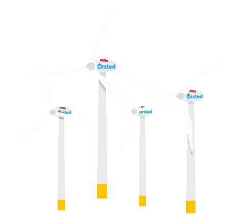 Wind Turbine Sticker by Ørsted for iOS & Android | GIPHY